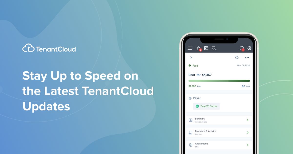 Latest TenantCloud Online Property Management Updates: Maintenance ...